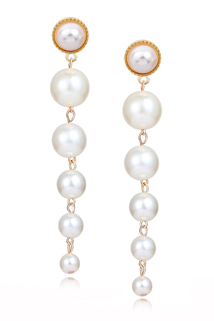 Long dangling clip on earrings store